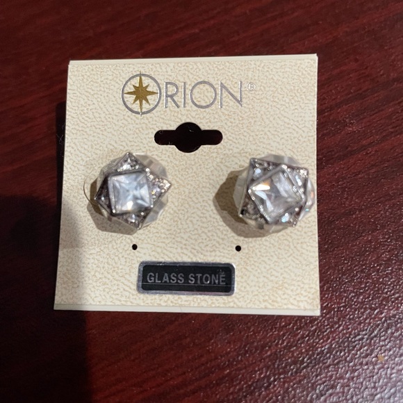 Orion London | Jewelry | Orion London Silver Glass Stone Earrings ...